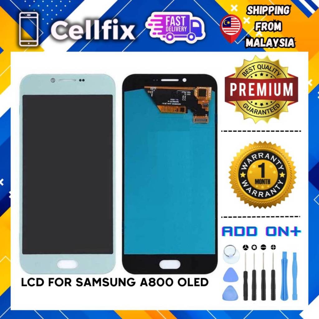 SAMSUNG A800 OLED COMPATIBLE LCD DISPLAY TOUCH SCREEN DIGITIZER ...