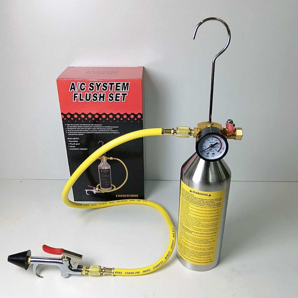 Refrigerant System Cleaner Mastercool 91046-A AC System Flush Kit ...