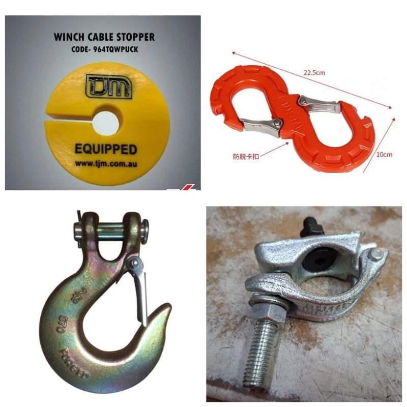 4X4 offroad heavy duty TJM winch hook. Clevis 'S' two way hook s hook ...