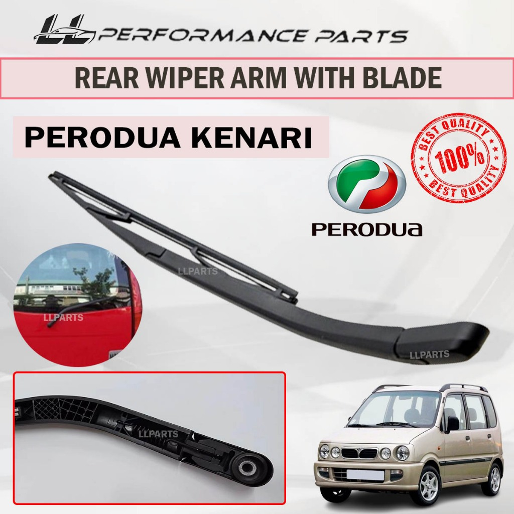 Perodua Kenari Rear Wiper Arm With Blade Lenggang Pengelap Cermin ...