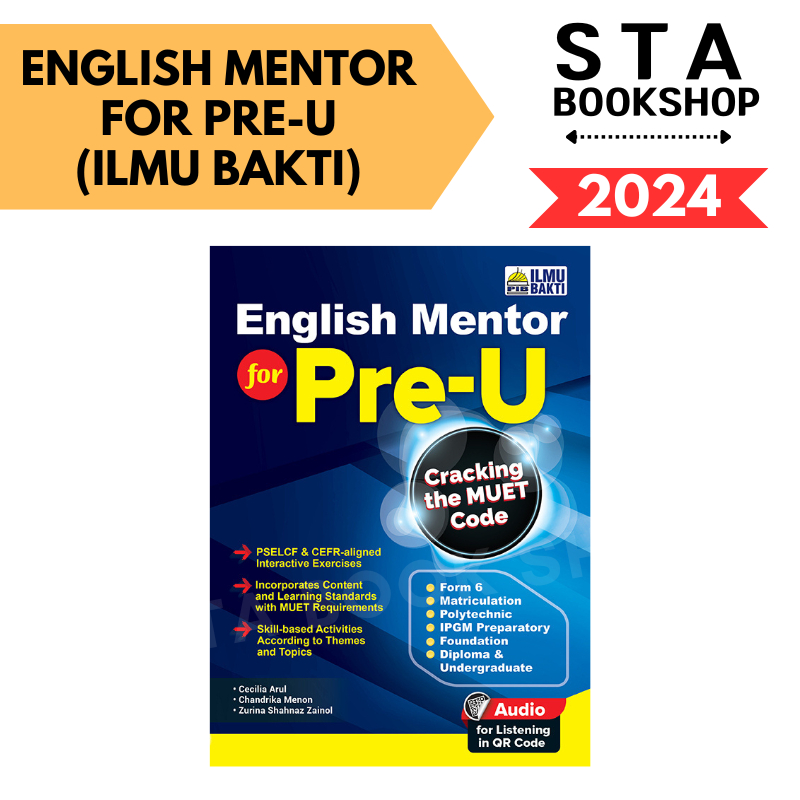 [STA] 2024 ENGLISH MENTOR FOR PRE-U (CRACKING THE MUET CODE) ILMU BAKTI ...