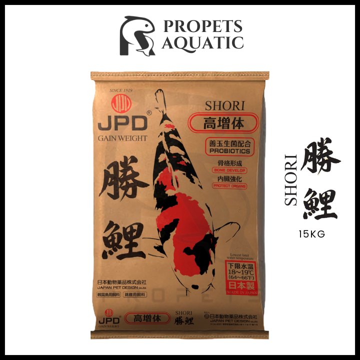 JPD SHORI Premium Koi Fish Food 15KG - Floating (S/M/L) | Shopee Malaysia