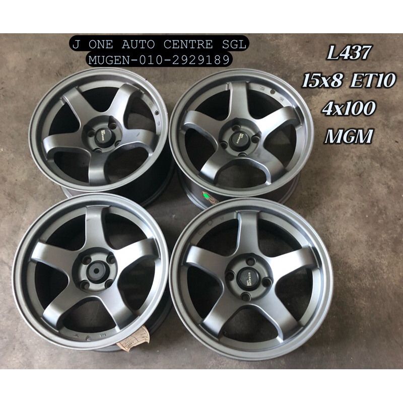 NEW RIM 15 INCH KII 437 FOR PROTON WIRA SAGA BLM PERODUA MYVI ALZA ...