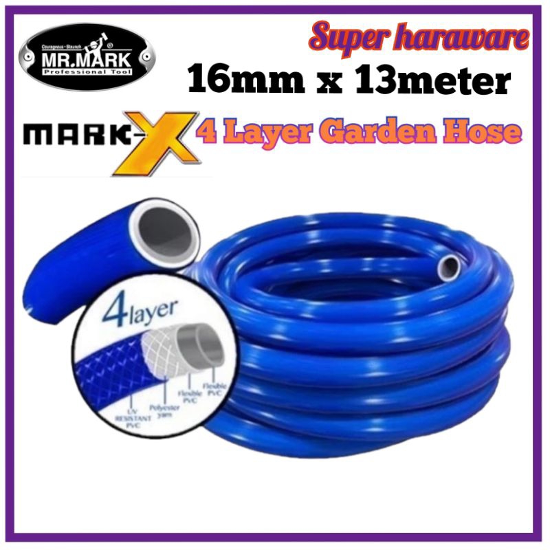 MARK-X GARDEN HOSE UV NET HOSE 4PLY-DARK BLUE (MKX-HS-1817) #pipe getah ...