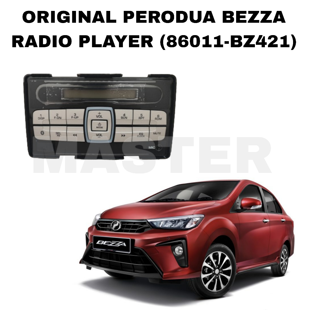 ORIGINAL PERODUA BEZZA RADIO PLAYER (86011-BZ421) | Shopee Malaysia