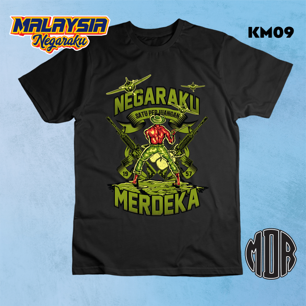 T-Shirt Microfiber Malaysia Merdeka 2024 | T-shirt Merdeka 2024 ...