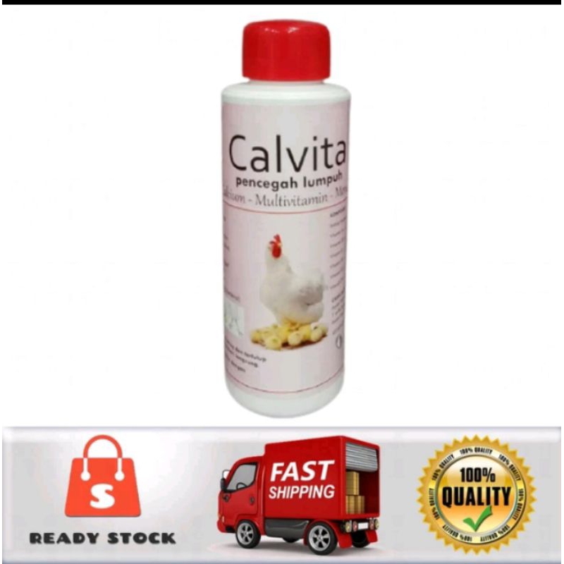 CALVITA MULTIVITAMIN Pencegahan Lumpuh ayam/itik/angsa 200ml | Shopee ...