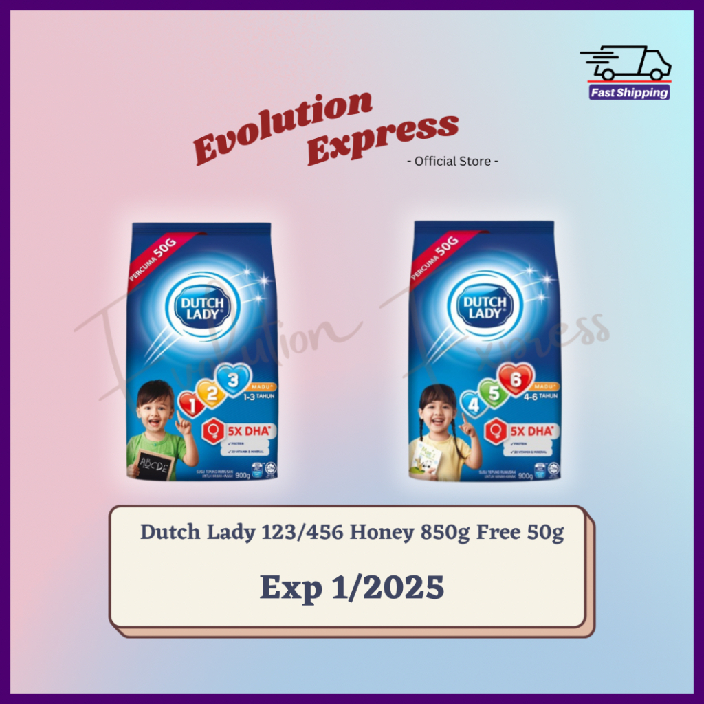 Dutch Lady 123 / 456 years Honey/madu ( 850g ) EXP 3/2025 | Shopee Malaysia