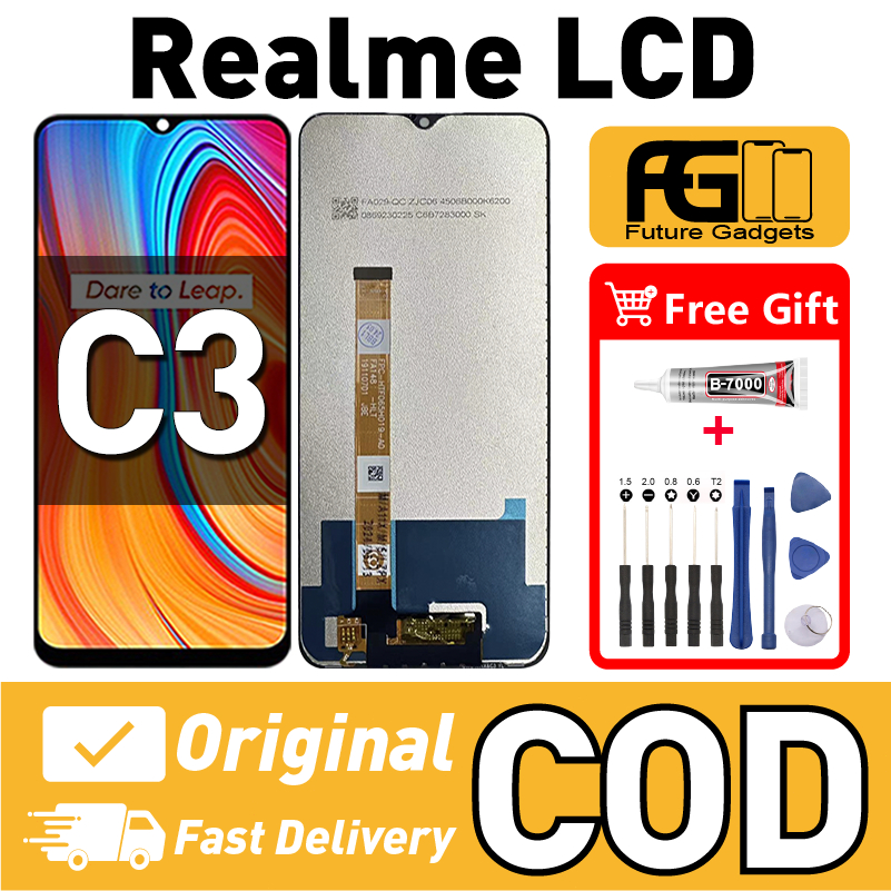 LCD realme C3 Compatible For ORIGINAL LCD Skrin Touch Screen ...