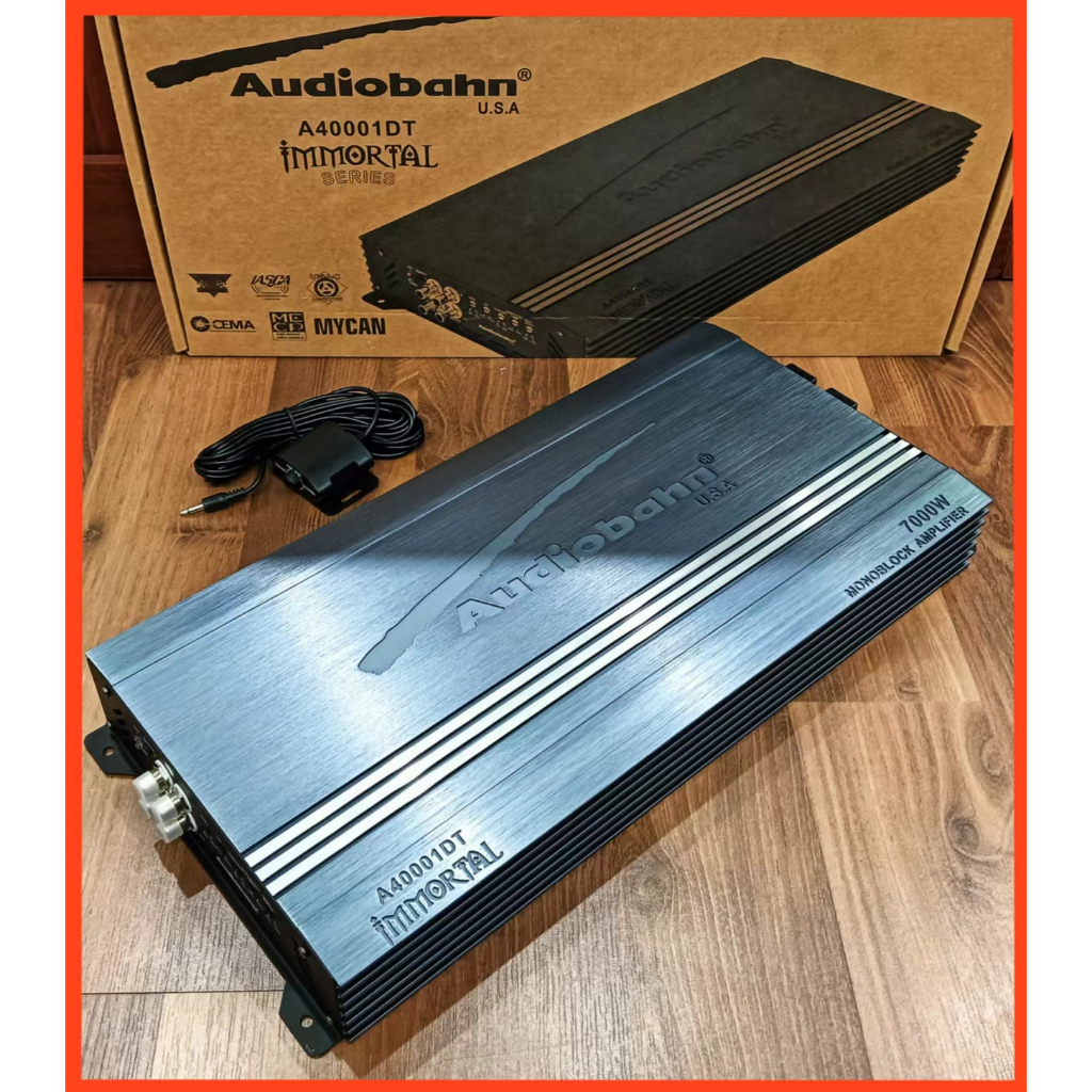 AUDIOBAHN [A40001DT] 7000 Watts Mono Class D Monoblock Amplifier ...