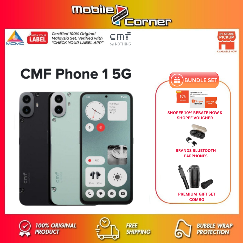 CMF Phone 1 | Interchangable Design | 50 MP Rear Camera | 6.67" AMOLED ...