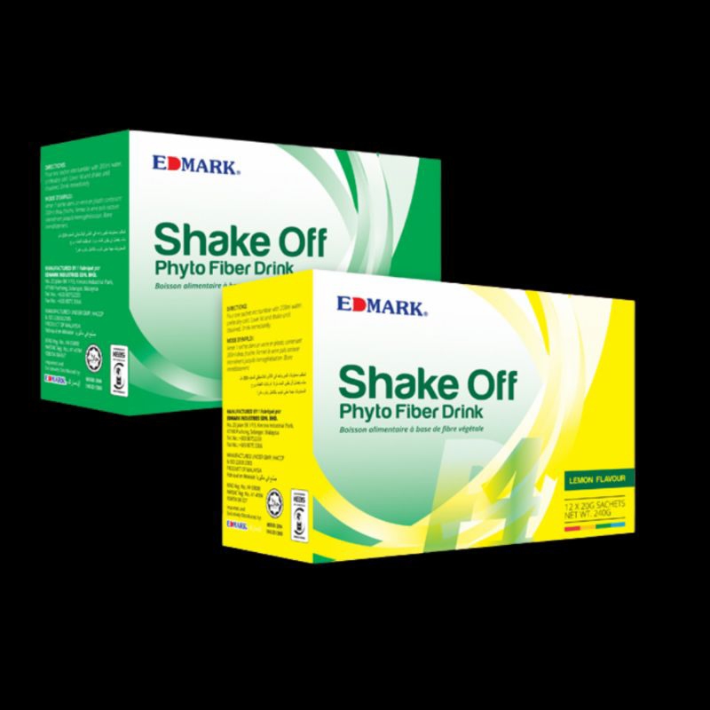 SHAKE OFF( PANDAN & LEMON ) 1 box = 12 x 20G sachets | Shopee Malaysia