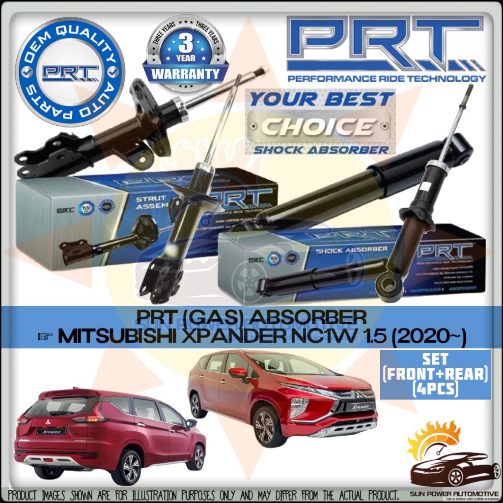 PRT Mitsubishi Xpander NC1W 1.5 Gas Shock Strut Absorber ( FRONT REAR ...