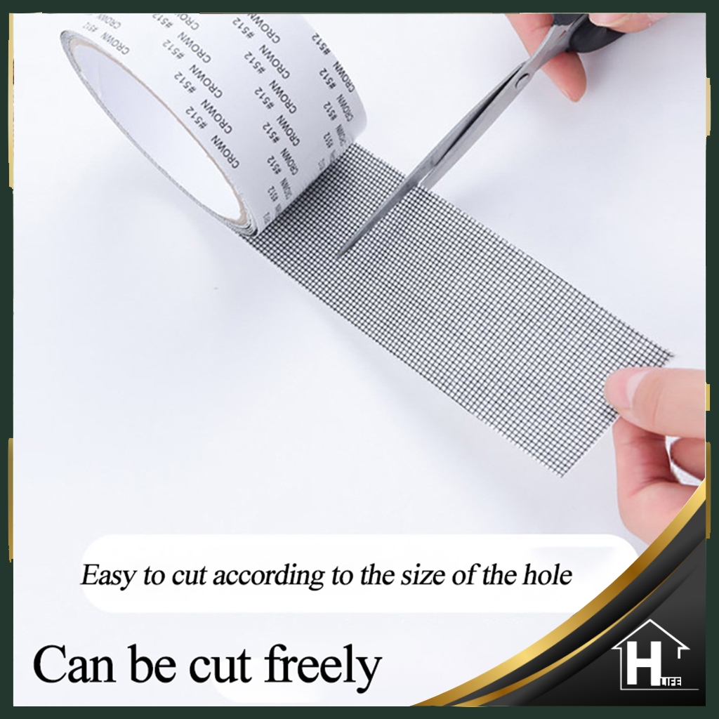 *Ready Stock*Window Repair Allowance Self-adhesive Anti-mosquito Screen ...