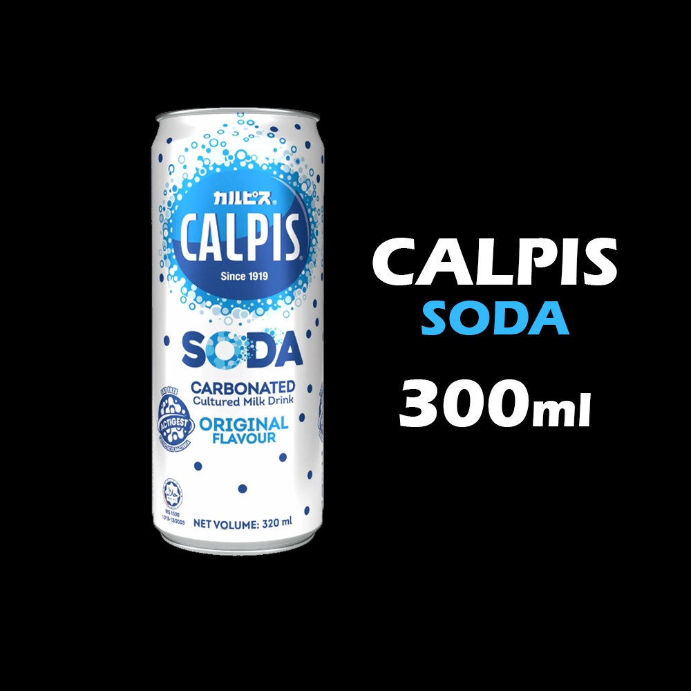 F&N Calpis Soda Original 300ml soft drink Cultured Milk Drink Original ...
