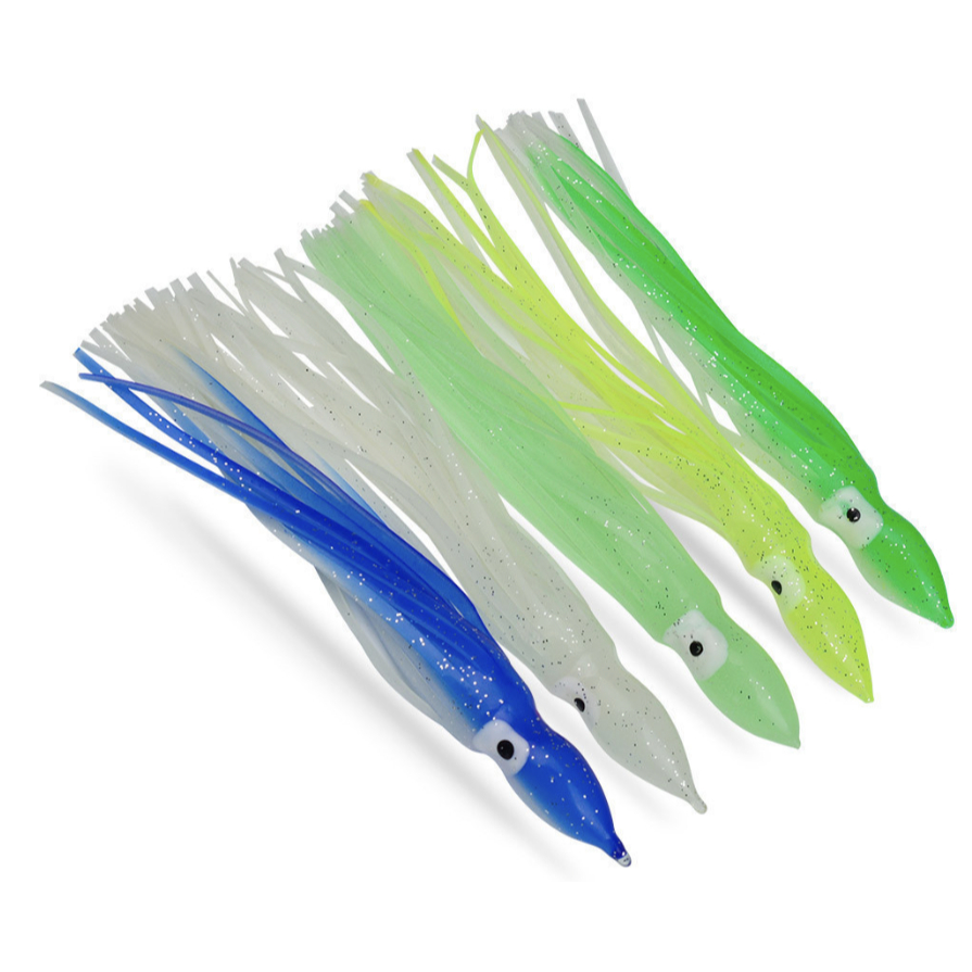 Octopus Bait 5pcs Soft Squid Mini Color Soft Lure Bionic Fake Bait ...