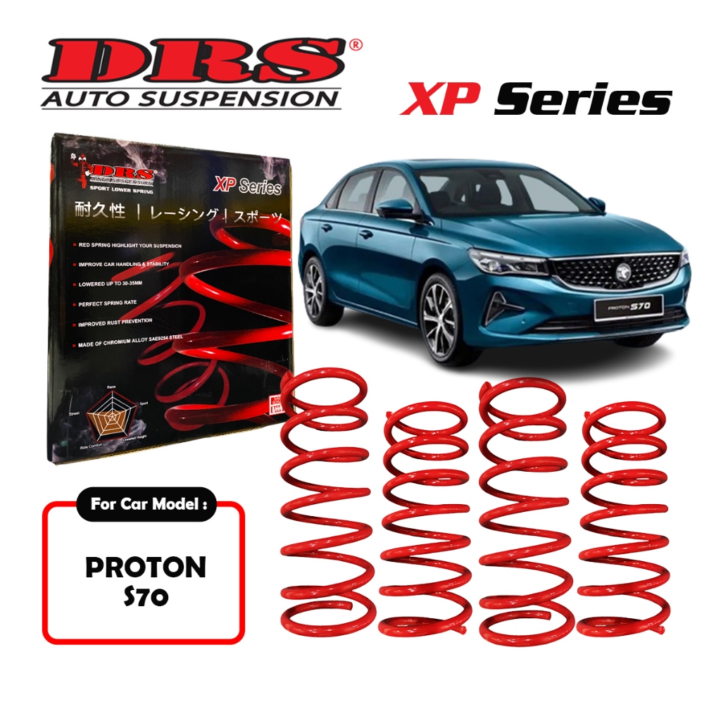 DRS XP SERIES SPORT SPRING LOWERD PROTON S70 | Shopee Malaysia