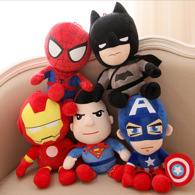 🇲🇾 🏆 28-32CM The Avengers Super Hero Soft Stuffed Captain America ...