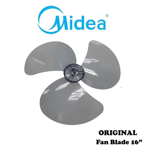 100% Original Midea 12"/16" Fan Blade Only | Shopee Malaysia