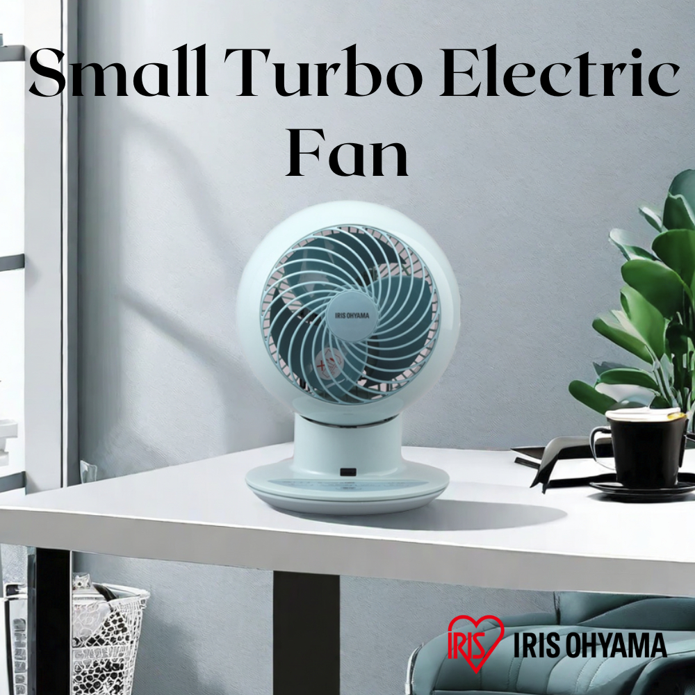 IRIS Air Circulator Fan with Remote Control - Small Turbo Electric Fan ...