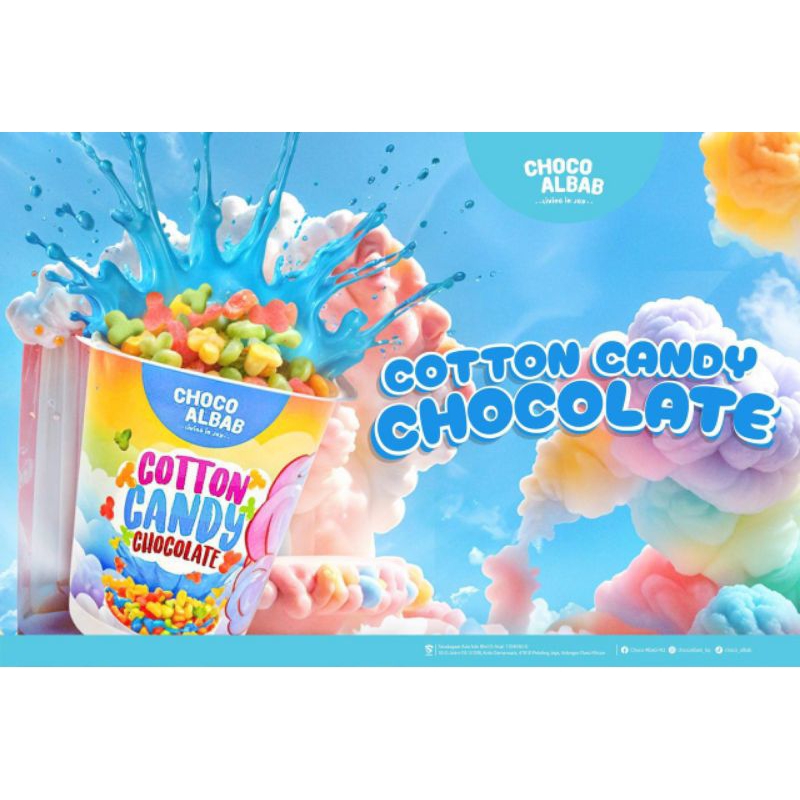 CHOCO ALBAB COTTON CANDY CHOCOLATE [ NEW FLAVOUR ‼️ LIMITED EDITION ‼️ ...