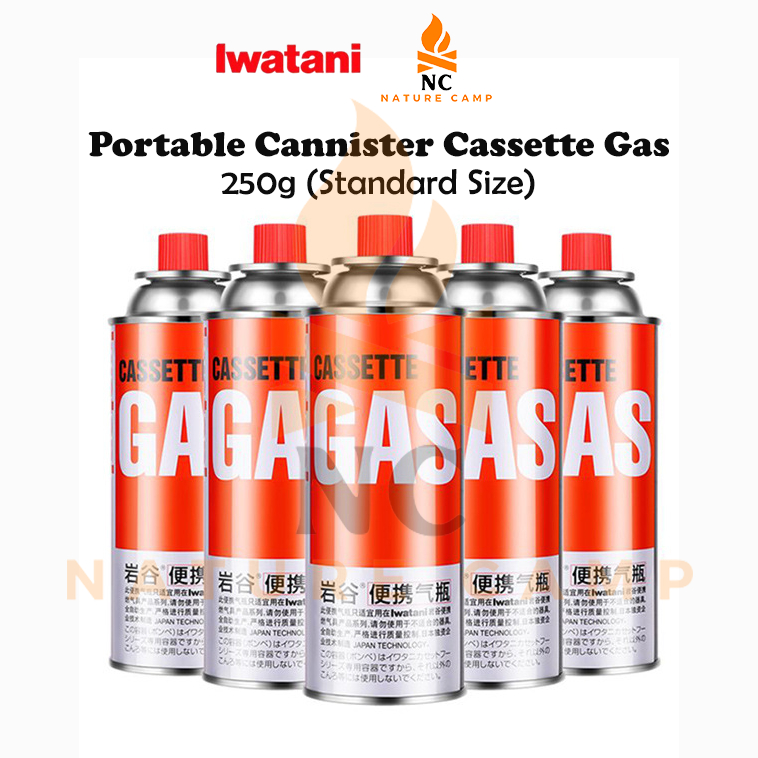 IWATANI Cassette Gas Butane Gas Cartridge Refill Canister Portable ...