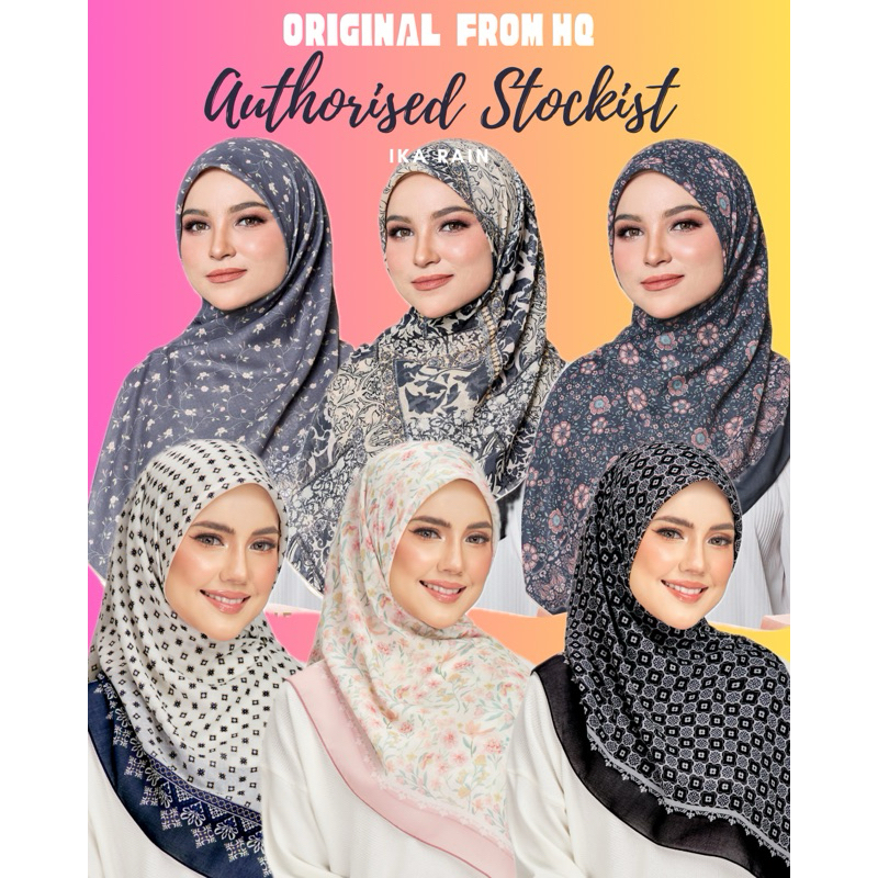 [ORIGINAL] TUDUNGRUFFLE MALIKA | VINTAGE GARDEN | MERAKI | Shopee Malaysia