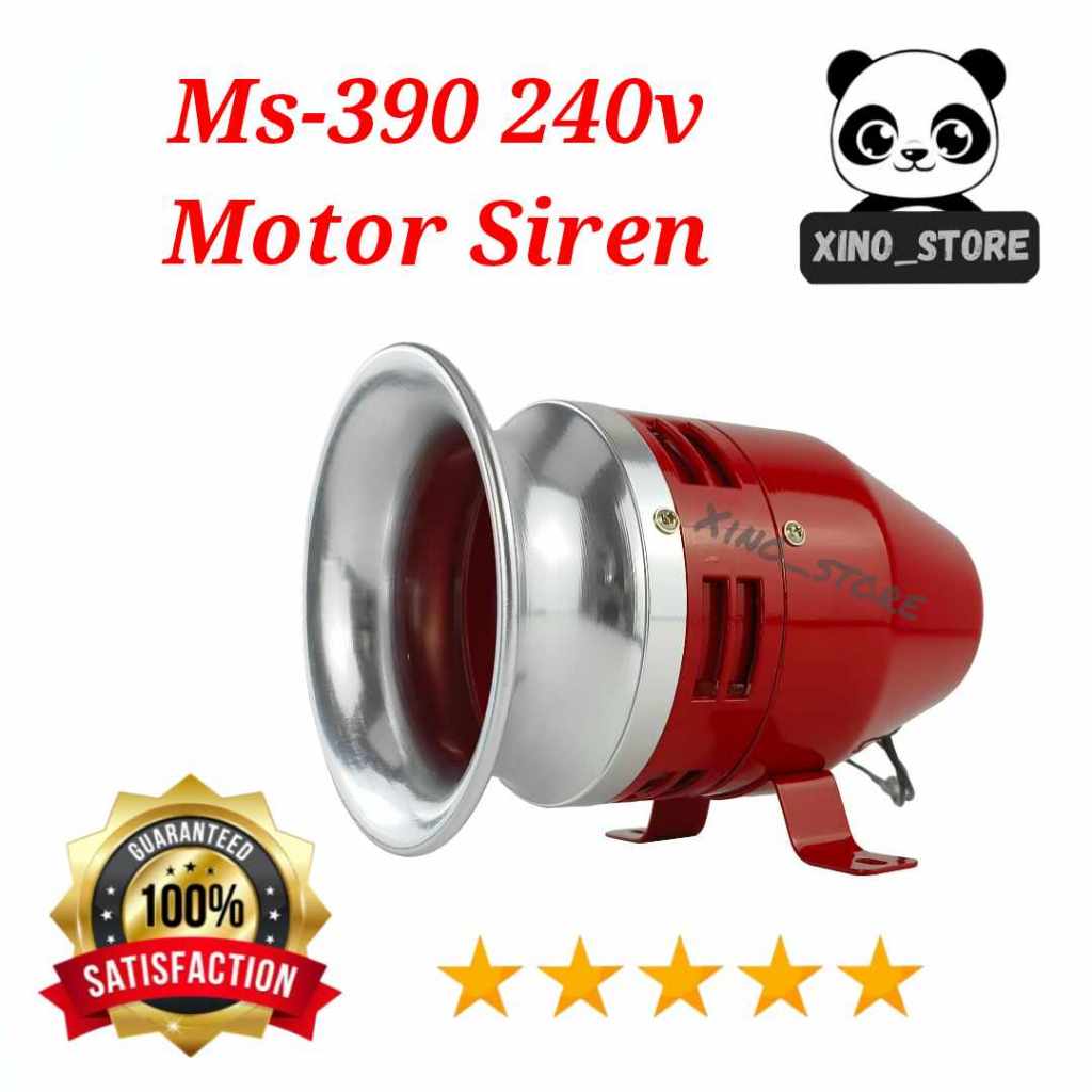 5' MS-390 AC 220-240V Warning Motor Siren MS390 AC 240V Industrial ...
