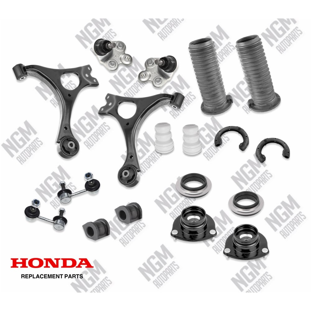 18PC[HONDA] CIVIC SNA FD FRONT LOWER ARM/ABSORBER MOUNTING/ STABILIZER ...