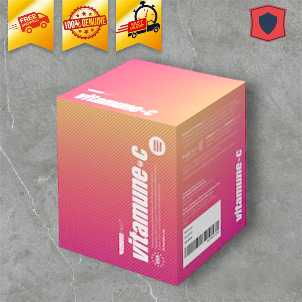 [ EXP 10/2026 ] SWISSMED VITAMUNE-C 30 SACHETS [ VITAMIN FROM FRUITE ...