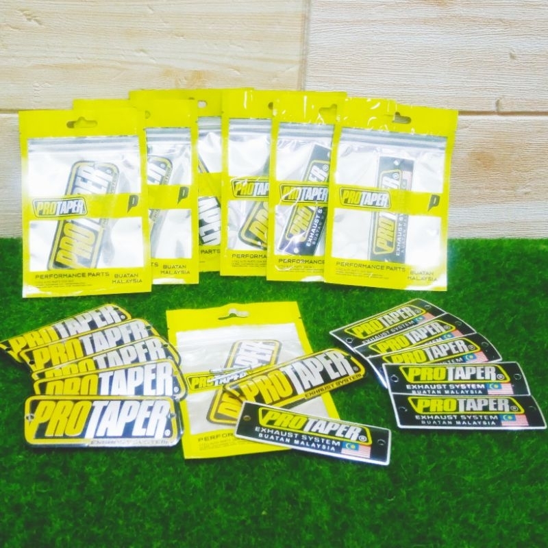 EXHAUST MUFFLER EMBLEM PROTAPER WITH STICKER 1 PCS | Shopee Malaysia