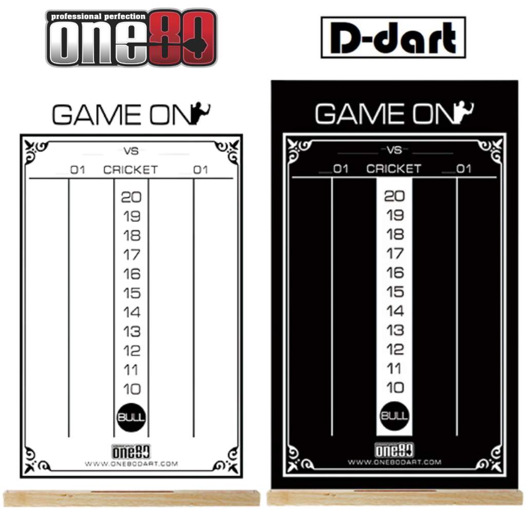 ONE80 SCORE BOARD - Black/White Dry Wipe Whiteboard Scoreboard | Shopee ...