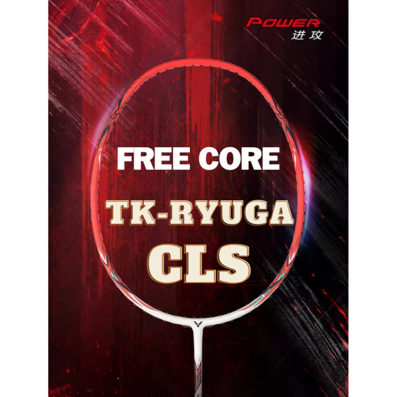 VICTOR Thruster Ryuga CLS Badminton Racket TK-RYUGA-CLS + FREE STRING ...