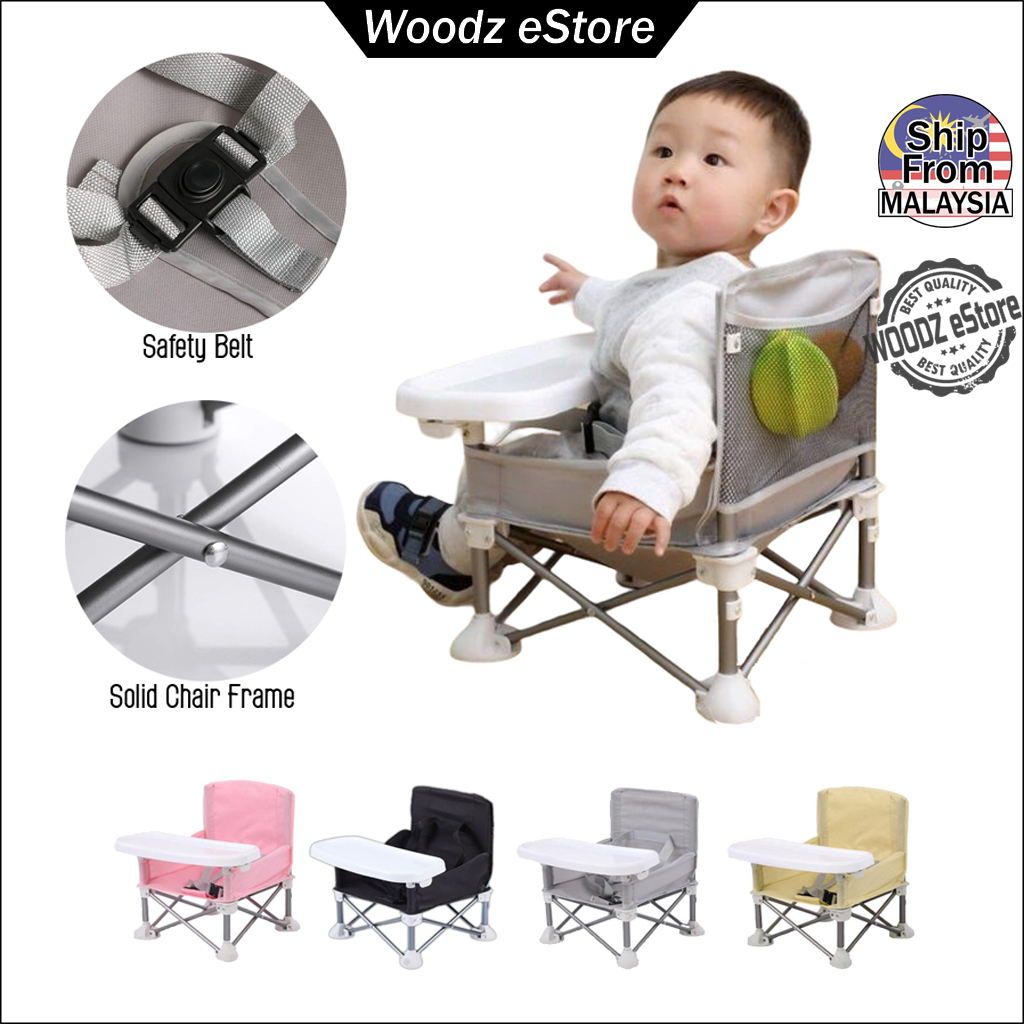 [Woodz] Foldable Portable Lightweight Kid Dining Chair Multi-functional ...