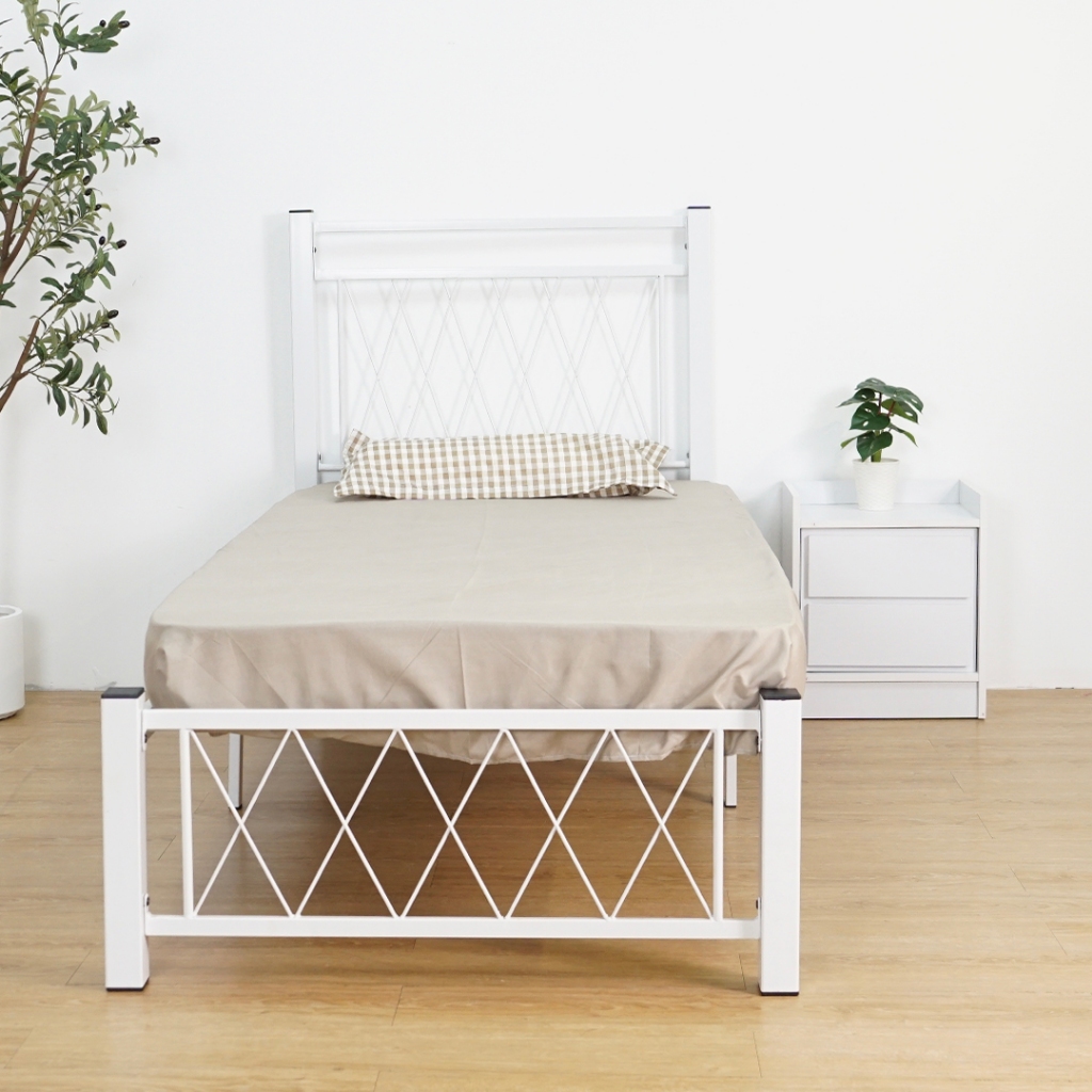[MuseDesign.my] ELSA single size bed frame/ katil single/ katil single ...