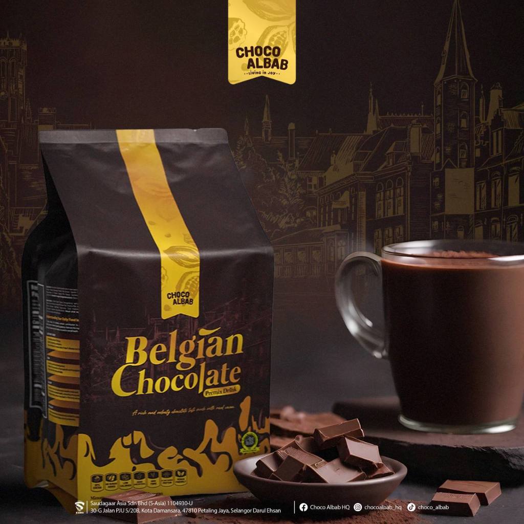 𝓡𝓔𝓐𝓓𝓨 𝓢𝓣𝓞𝓚 BELGIAN CHOCOLATE DRINKS By Choco Albab produk bumiputra ...