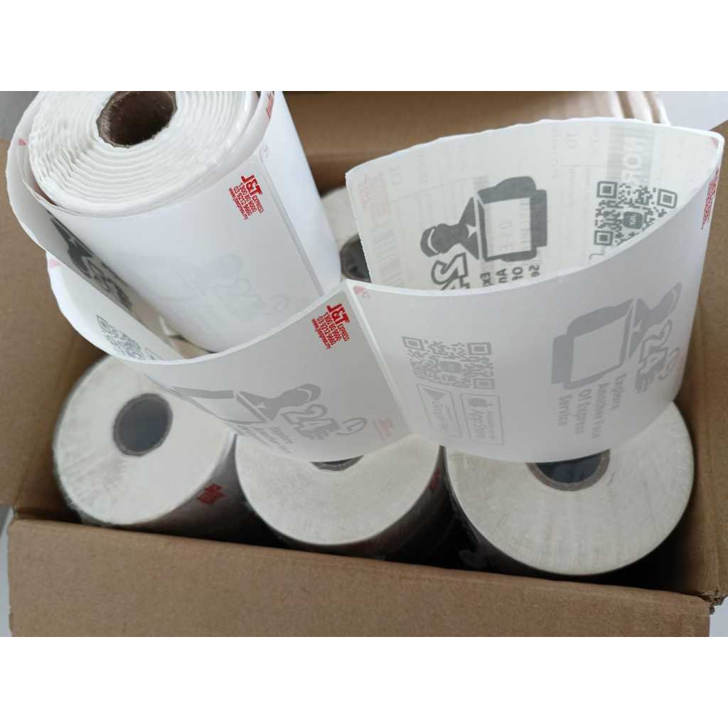 J&T Express A6 Thermal Label Paper Airwaybill (100x117mm) 300 sheets ...