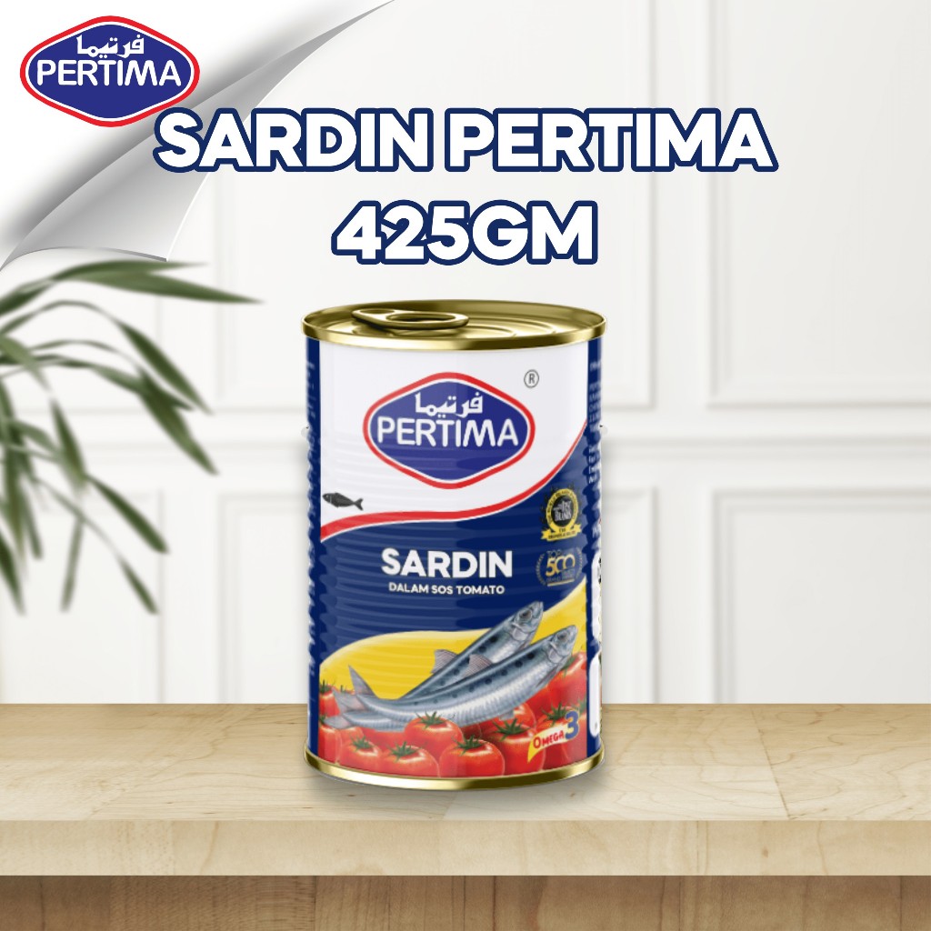 Pertima Sardin Dalam Sos Tomato 425gm (Produk Dari Terengganu) | Shopee ...