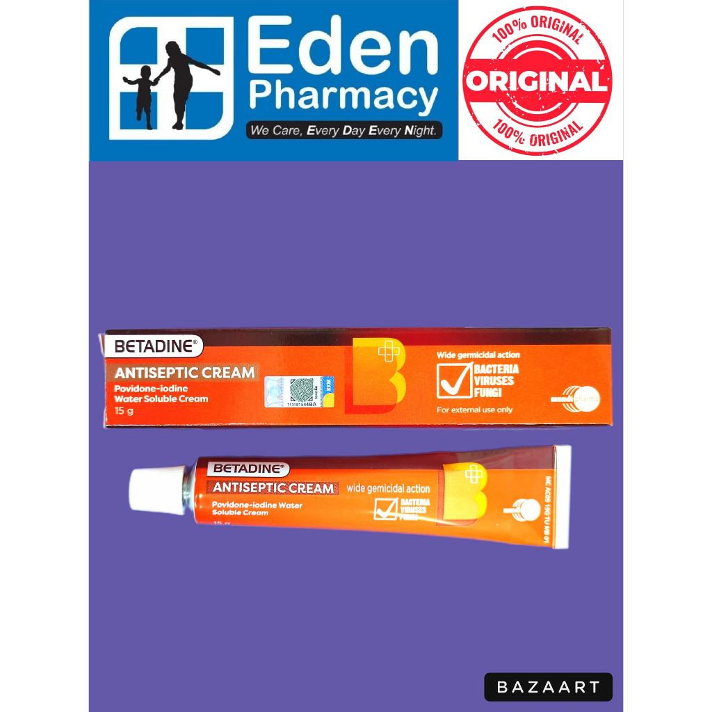 BETADINE Antiseptic Cream ( 15g ) | Shopee Malaysia