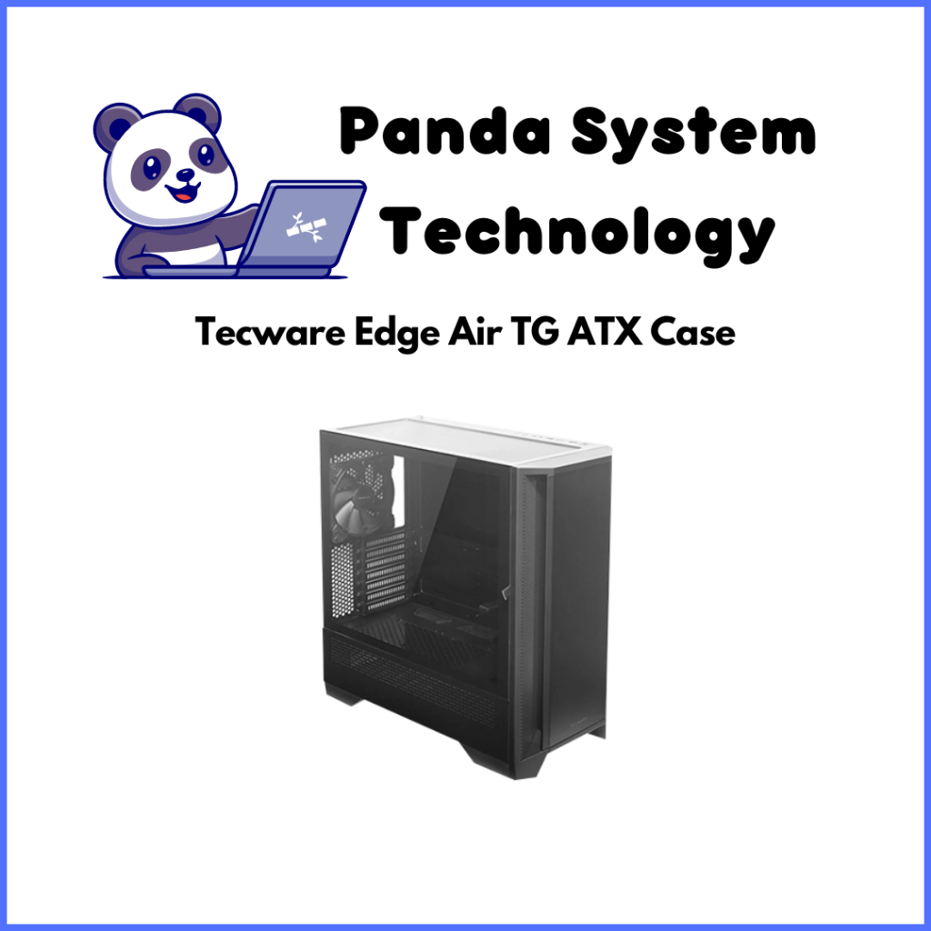 Tecware Edge Air TG ATX Gaming Case - Black | Shopee Malaysia