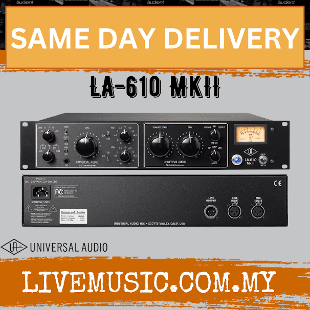 Universal Audio LA-610 Mk II Tube Channel Strip ( LA-610-MkII / LA610 ...