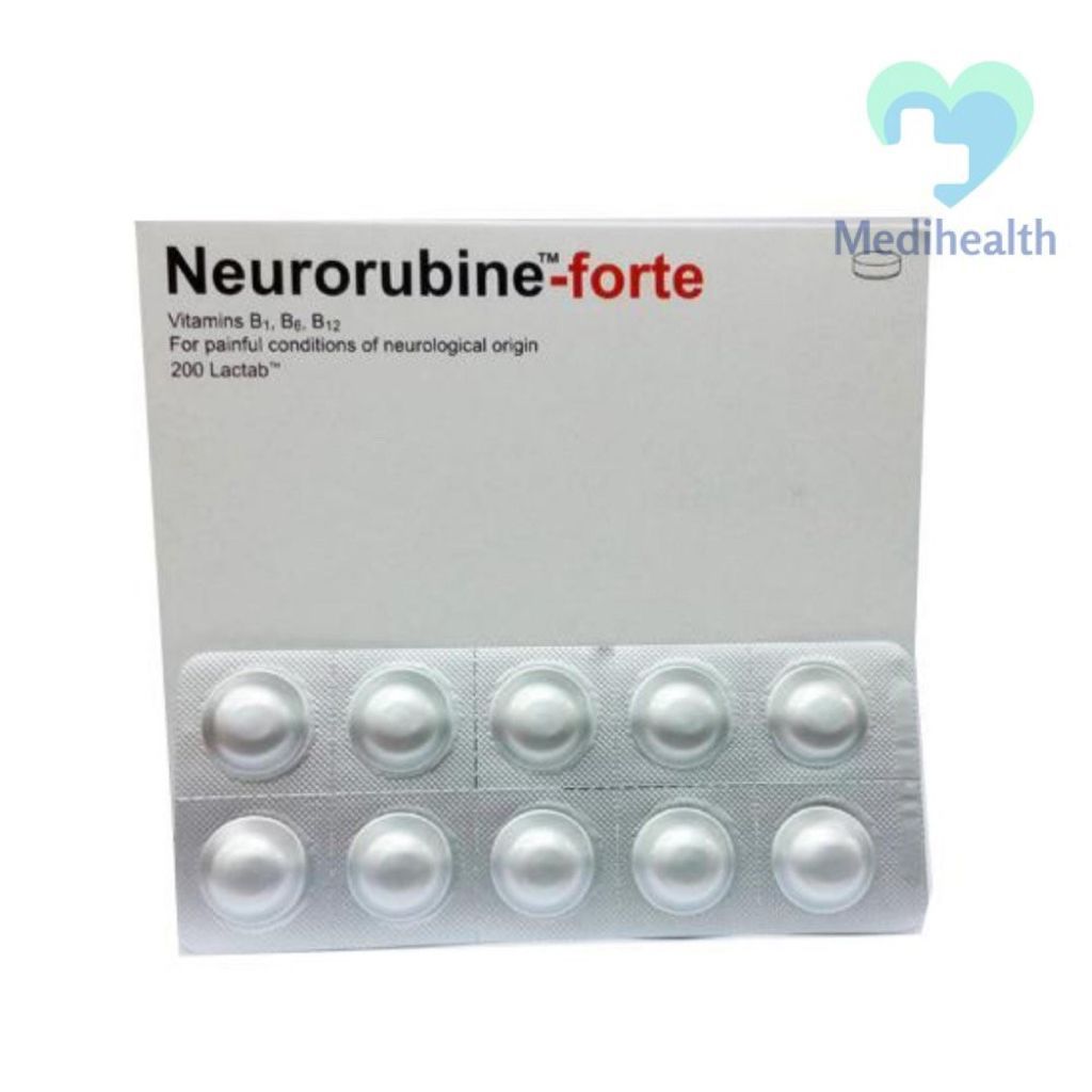 [EXP2/25]Neurorubine Forte Vitamin B1, B6, B12 (1 strip) | Shopee Malaysia