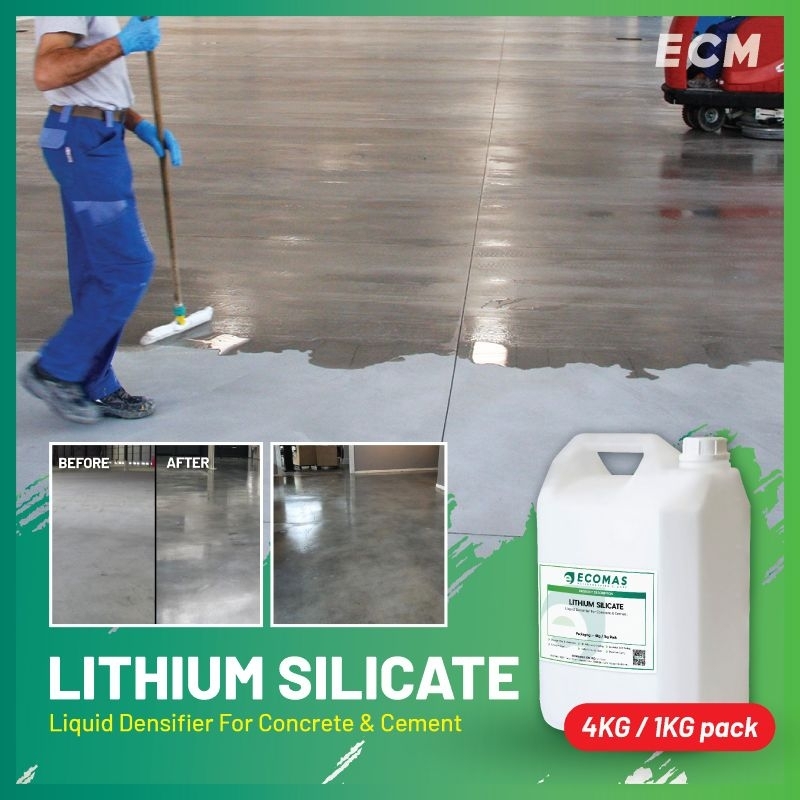 LITHIUM SILICATE LIQUID DENSIFIER AND DUSTPROOFING FOR CONCRETE AND ...
