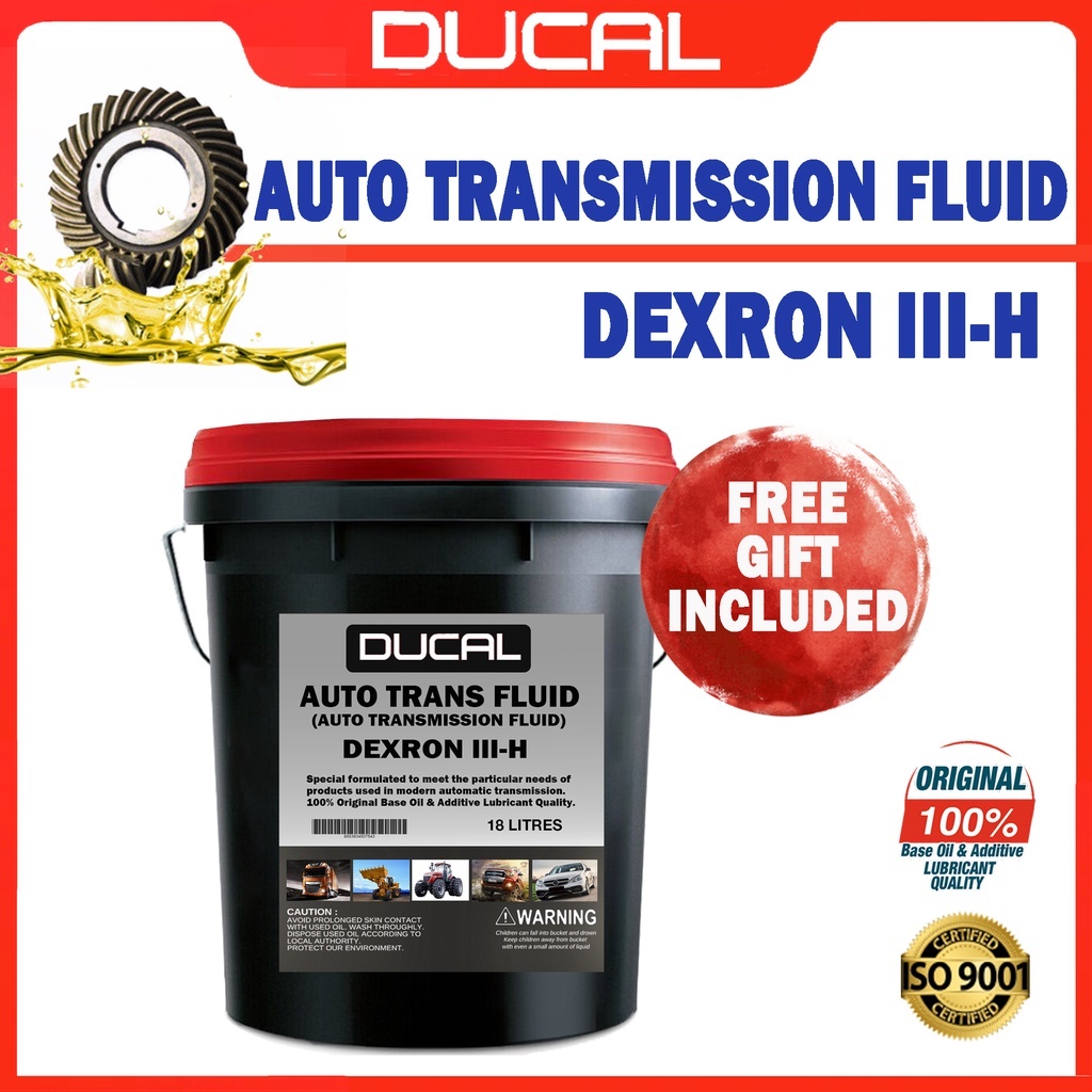 DUCAL ATF DXR III-H ( DX-3 ) AUTO TRSNSMISSION FLUID 18 LITRES (FREE GIFT INCLUDED)18L ATF DXR ...