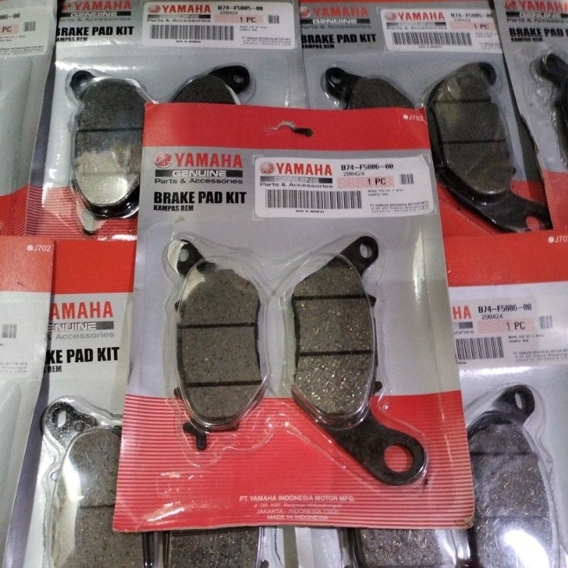(100% ) XMAX 250 R25 V1 MT25 FRONT DISC BRAKE PAD REAR DISC BRAKE PAD ...