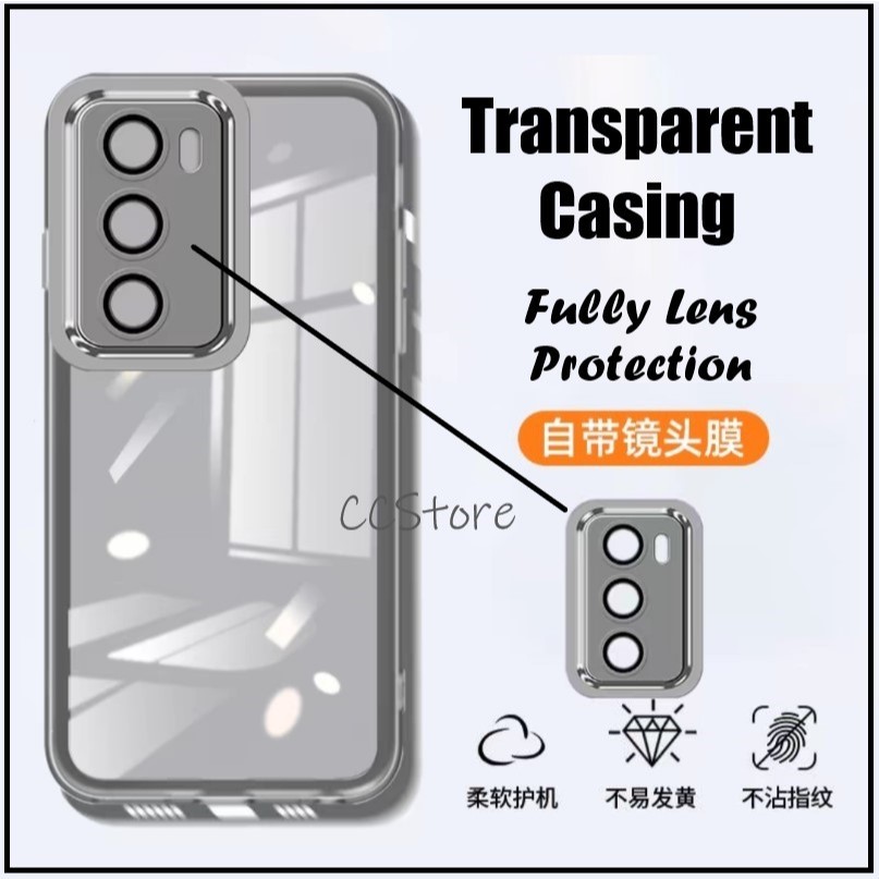 Oppo Reno 12F / 12 / Pro 5G Transparent Full Protection Soft TPU Casing ...