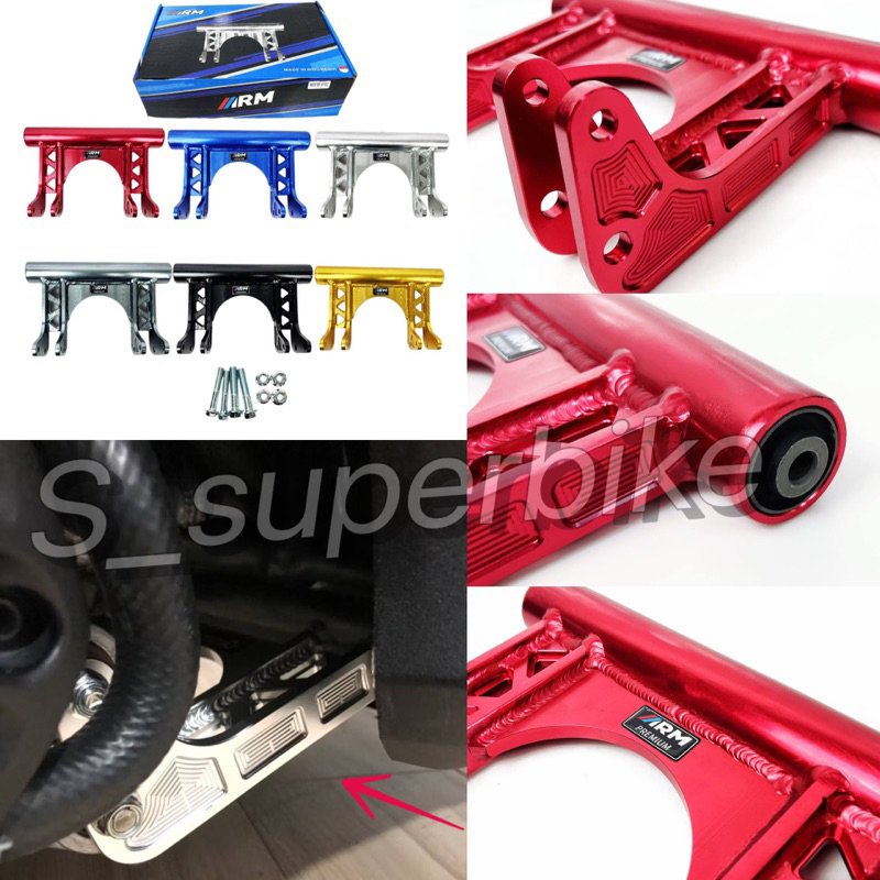 NVX V1 V2 EXTENDER 2INCI BRACKET SWING ARM AEROX NVX155 EXTEND BRACKET ...