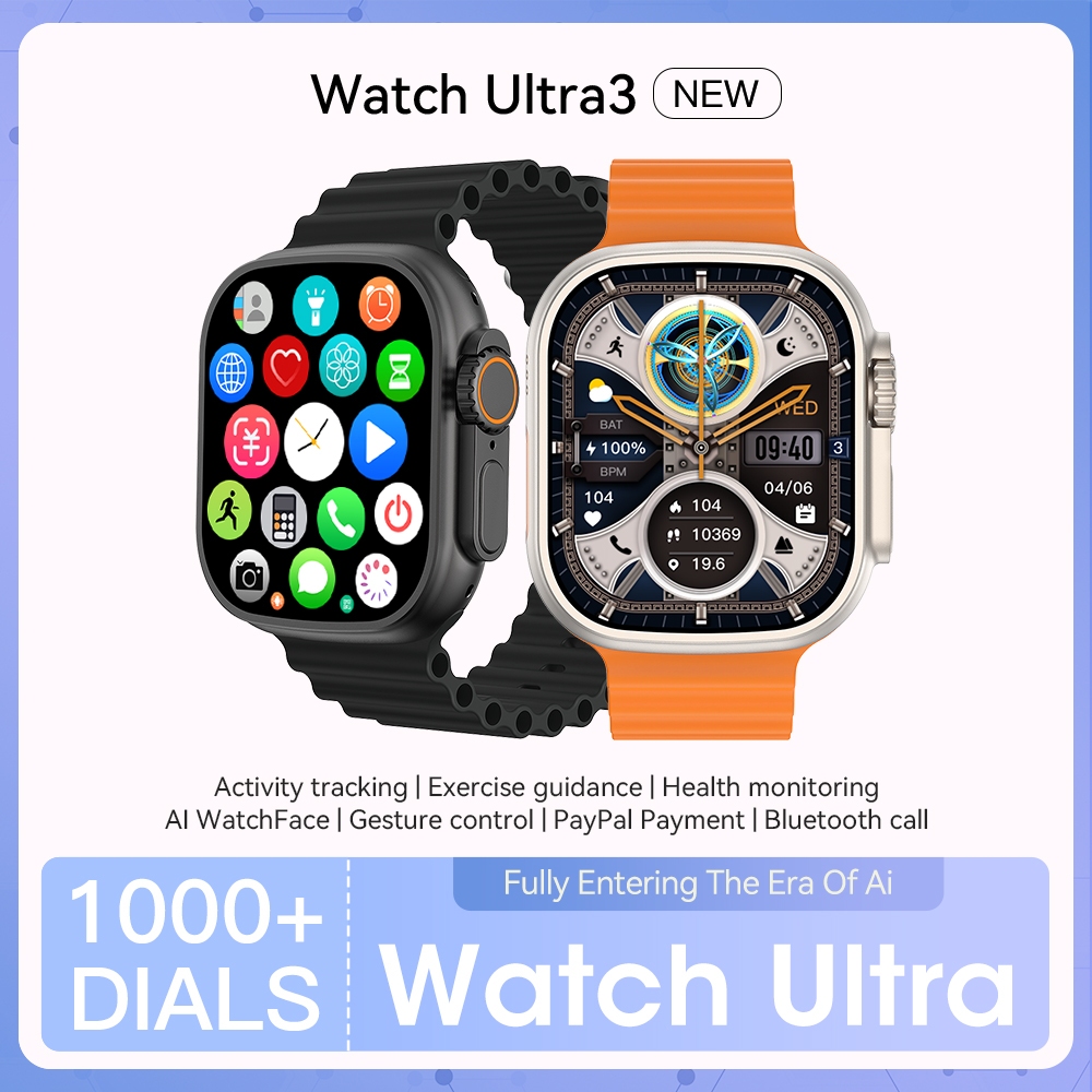 Microwear Ultra 3 Smart Watch New Wearmax OS 10 Super Amoled 2.04 ...