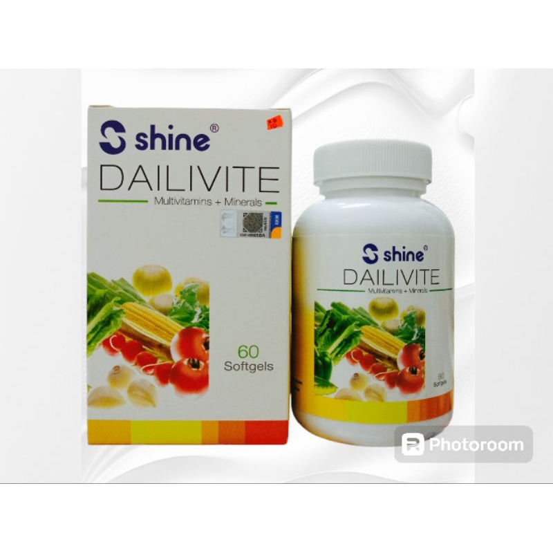 (CLEAR STOCK) SHINE DAILIVITE MULTIVITAMIN + MINERALS 60's [02/2025 ...