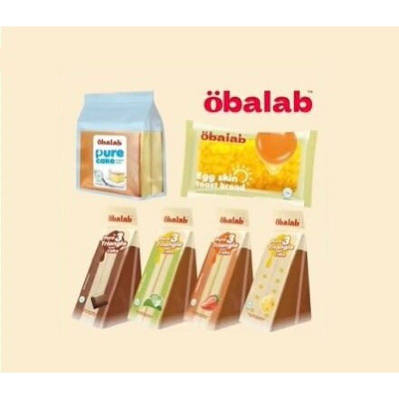 ⚡HALAL KEK VIRAL⚡OBALAB TRIANGLE CAKE Green Tea & CHOCOLATE ...